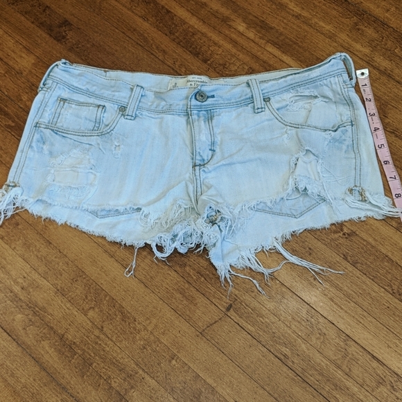 Abercrombie & Fitch | Shorts | Short Destructed Denim Shorts | Poshmark